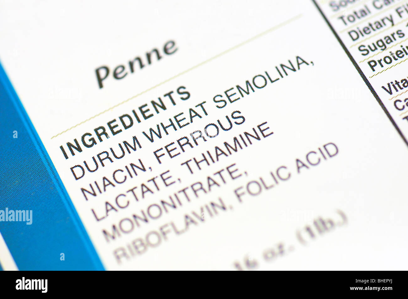 Ingredients list hi-res stock photography and images - Alamy