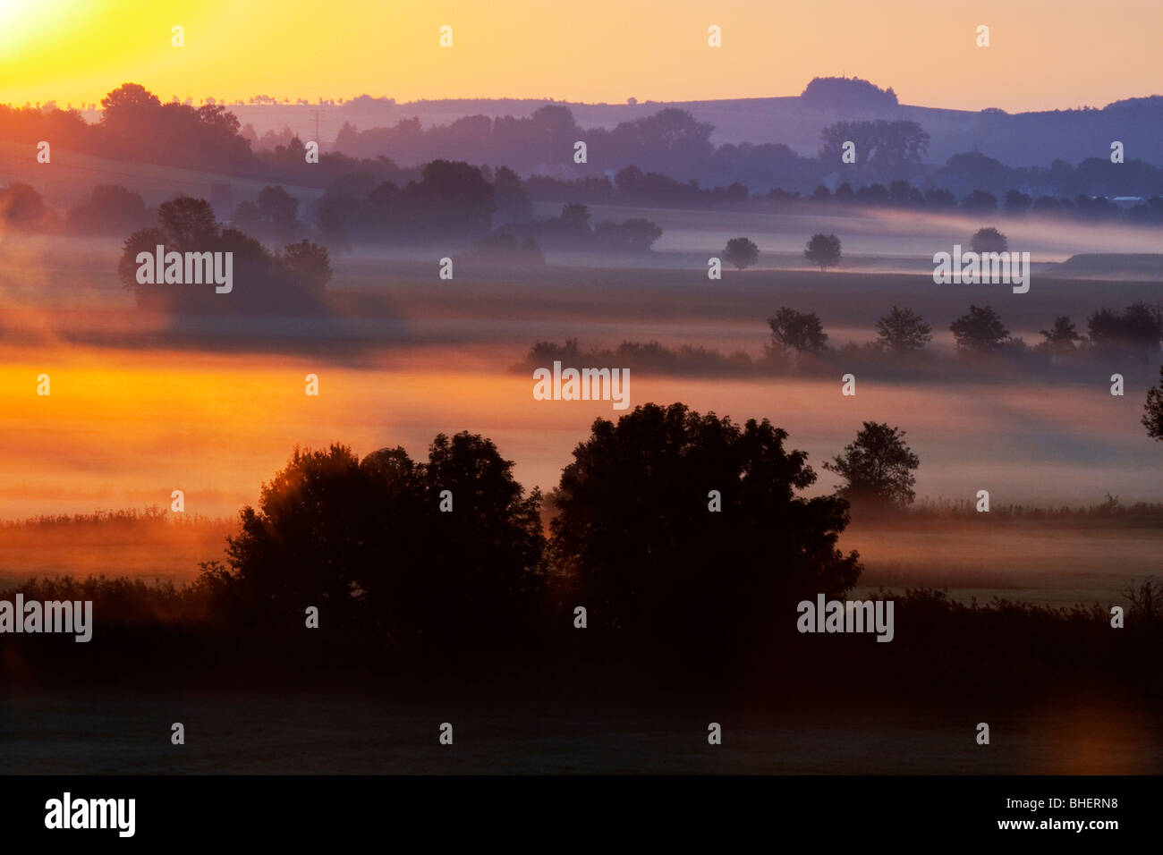 Sun drenched landscapes hi-res stock photography and images - Alamy