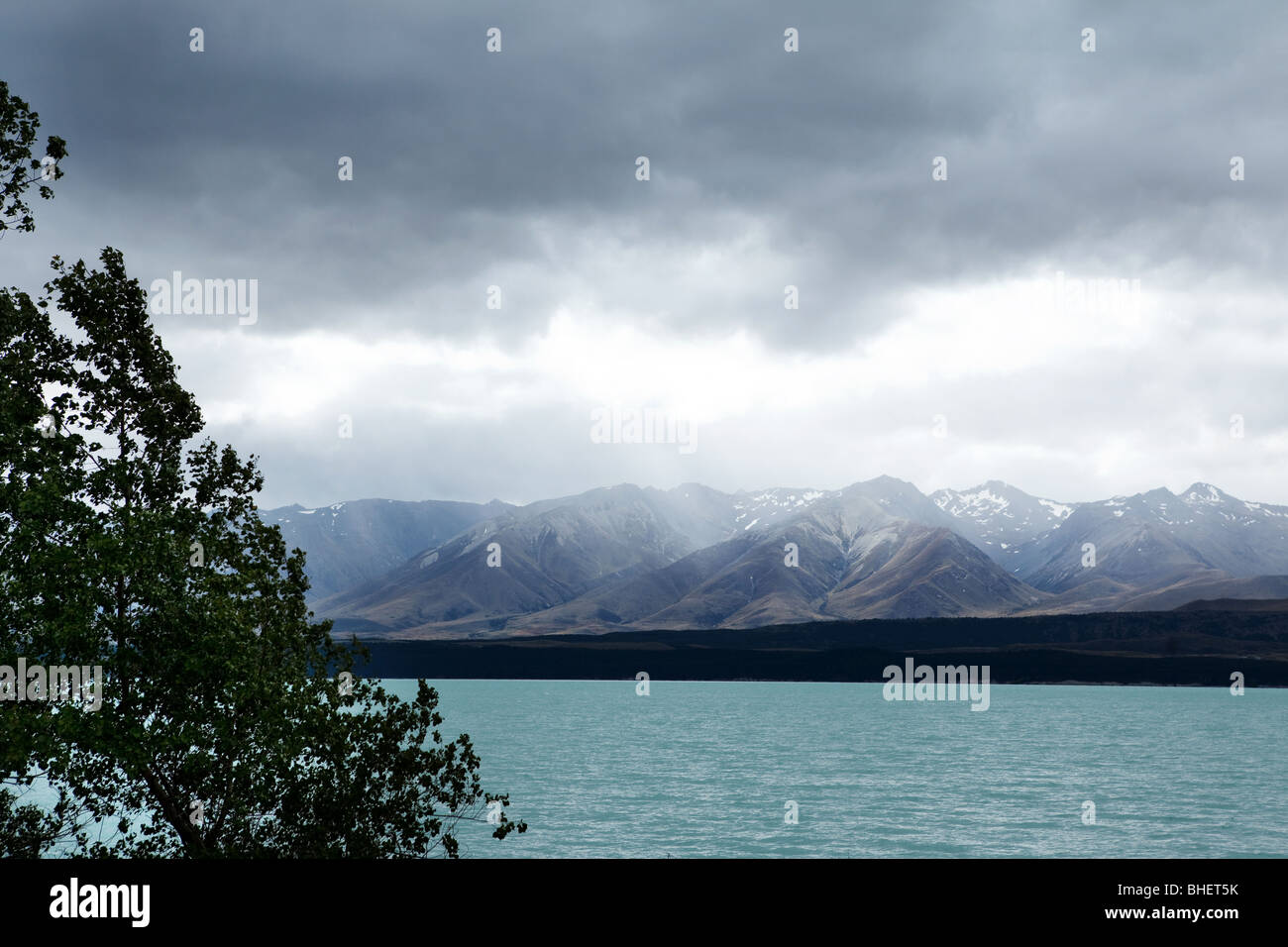 Dramatic View of Lake Pukaki in the South Island of New Zealand near ...
