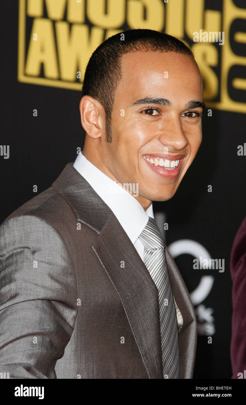 LEWIS HAMILTON 2008 AMERICAN MUSIC AWARDS DOWNTOWN LOS ANGELES CA USA ...