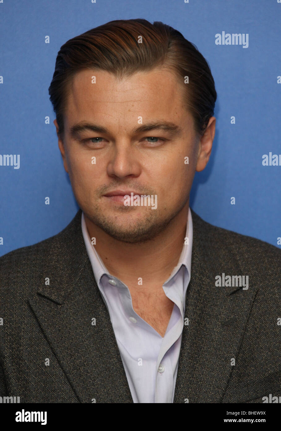 LEONARDO DICAPRIO SHUTTER ISLAND PHOTOCALL BERLIN FILM FESTIVAL 2010 THE GRAND HYATT POTSDAMER ...