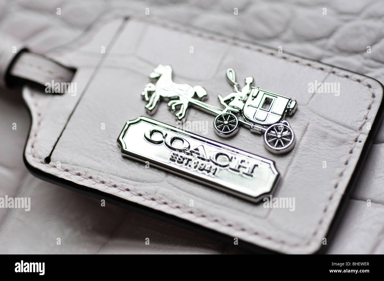 Coach bag handbag logo hi-res stock photography and images - Alamy