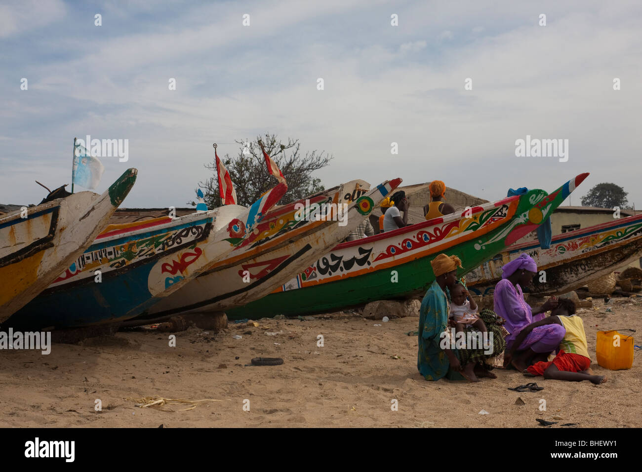 Tanji fishing village hi-res stock photography and images - Alamy