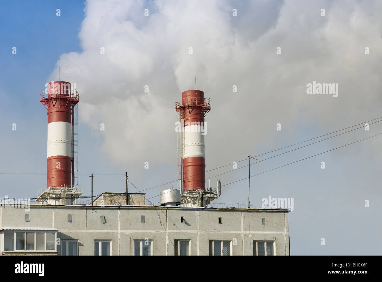 Steam heating plant hi-res stock photography and images - Alamy