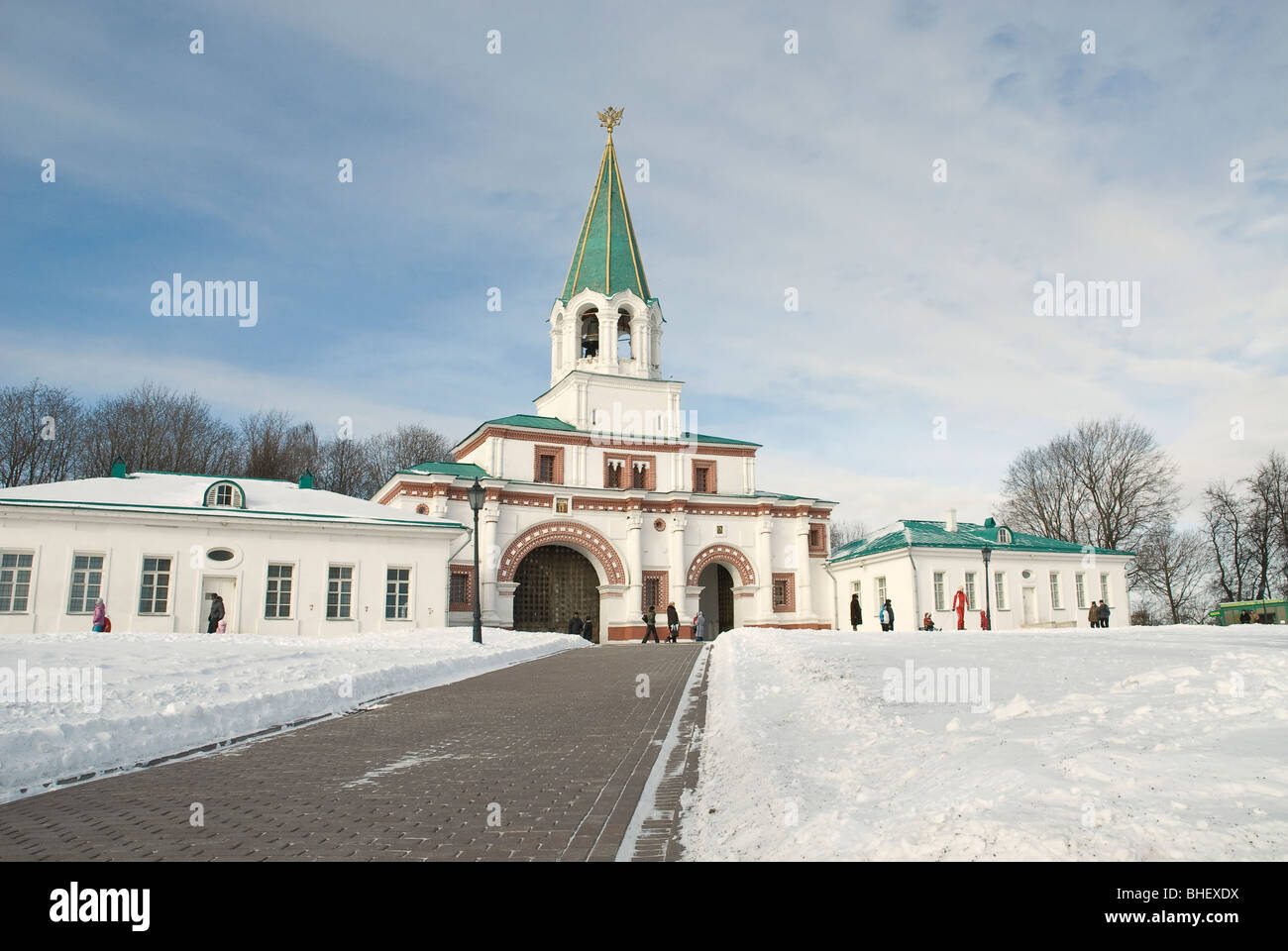 Front Gate of Moscow estate museum-reserve Kolomenskoe. Moscow, Russia ...