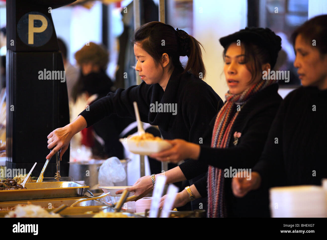 Street kitchen Asia celebration celebrations China Chinese New Year ...