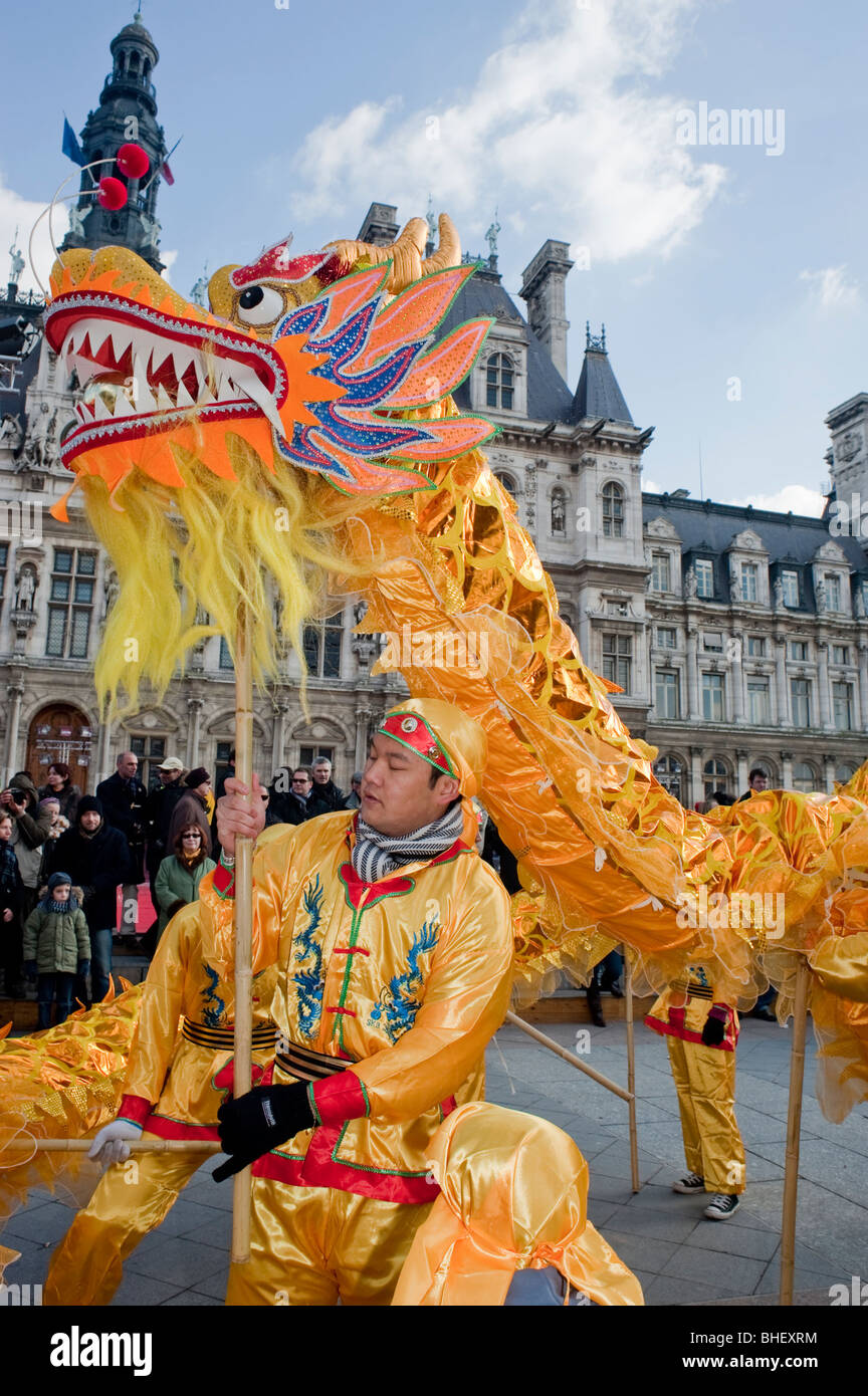 Paris, France, Asians Celebrating "Chinese New year" Annual Street ...