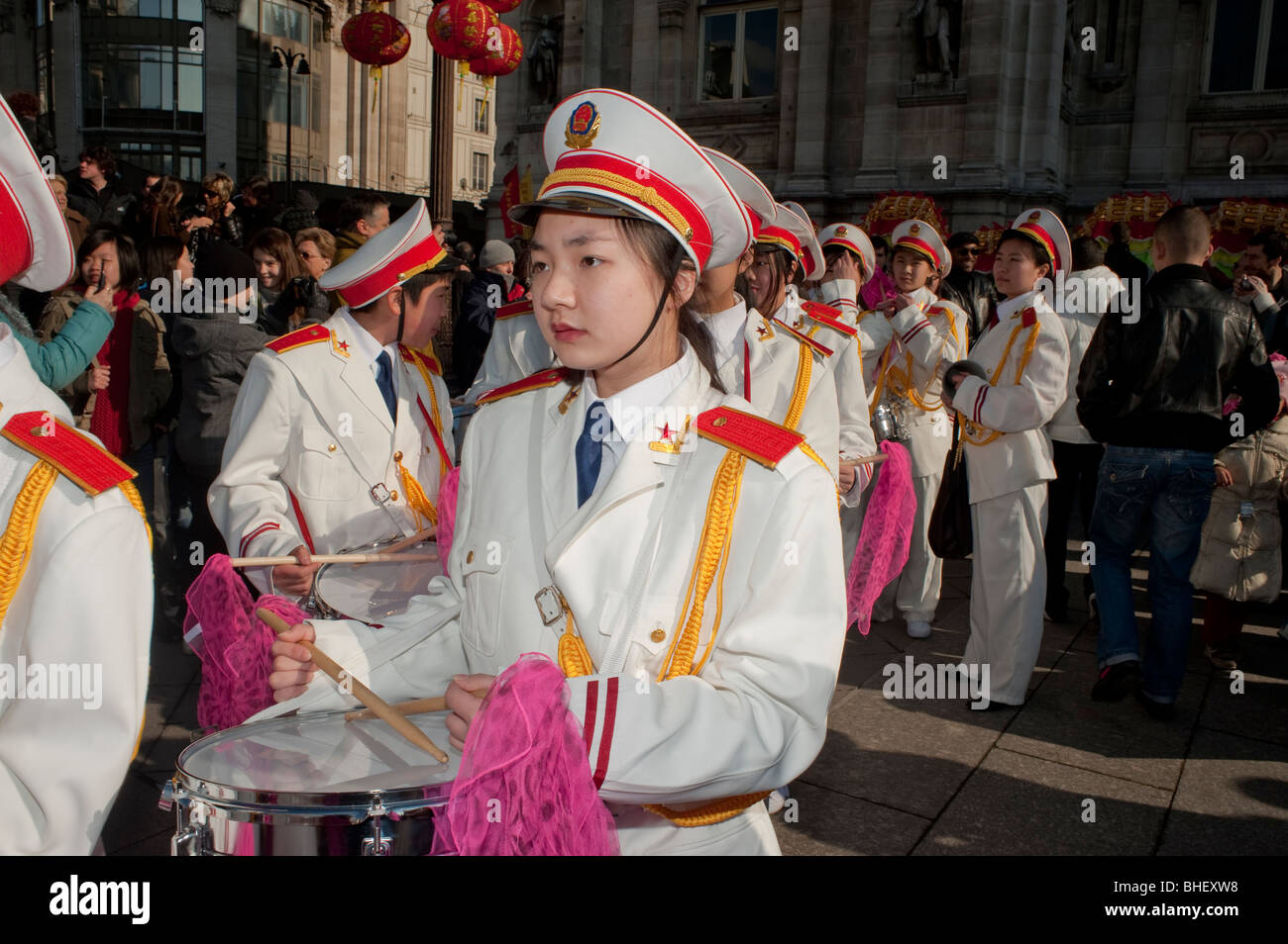 Paris, France, Asians Celebrating "Chinese New year" Annual Street ...