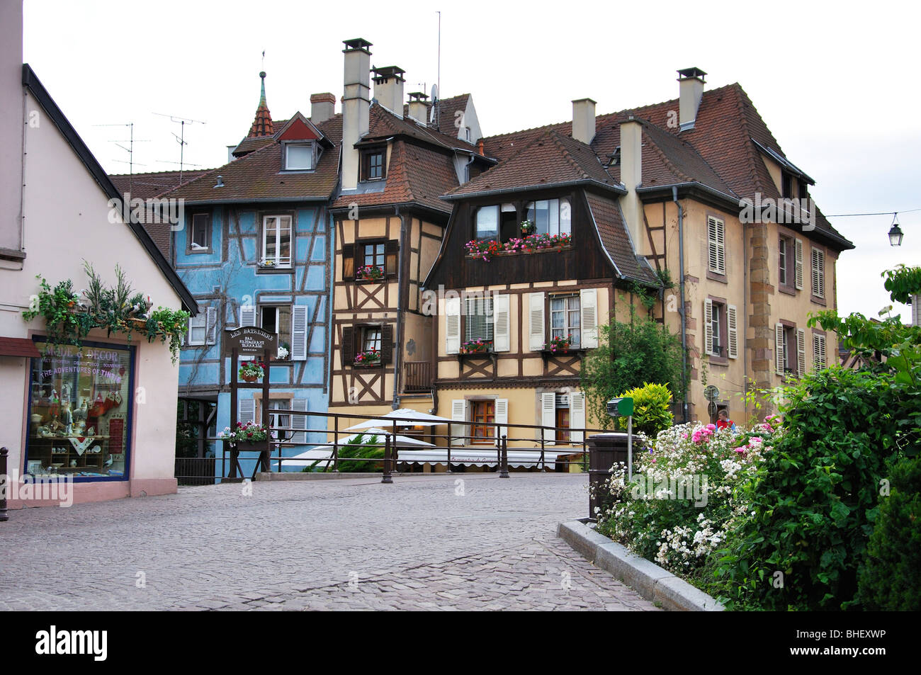 Colmar france timber house houses old alsace hi-res stock photography ...