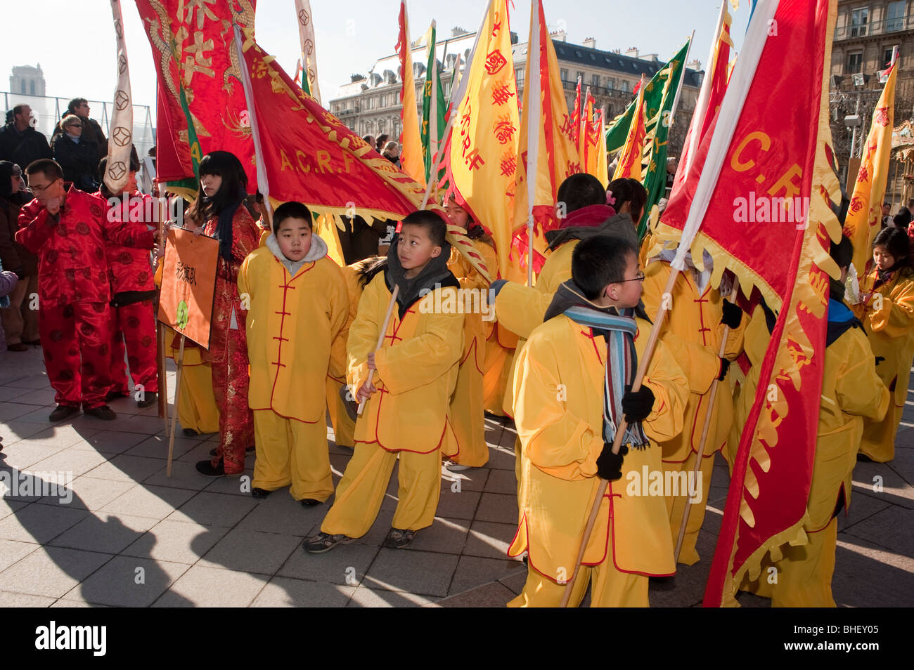Paris, France, Female Asians Celebrating "Chinese New year" Annual ...