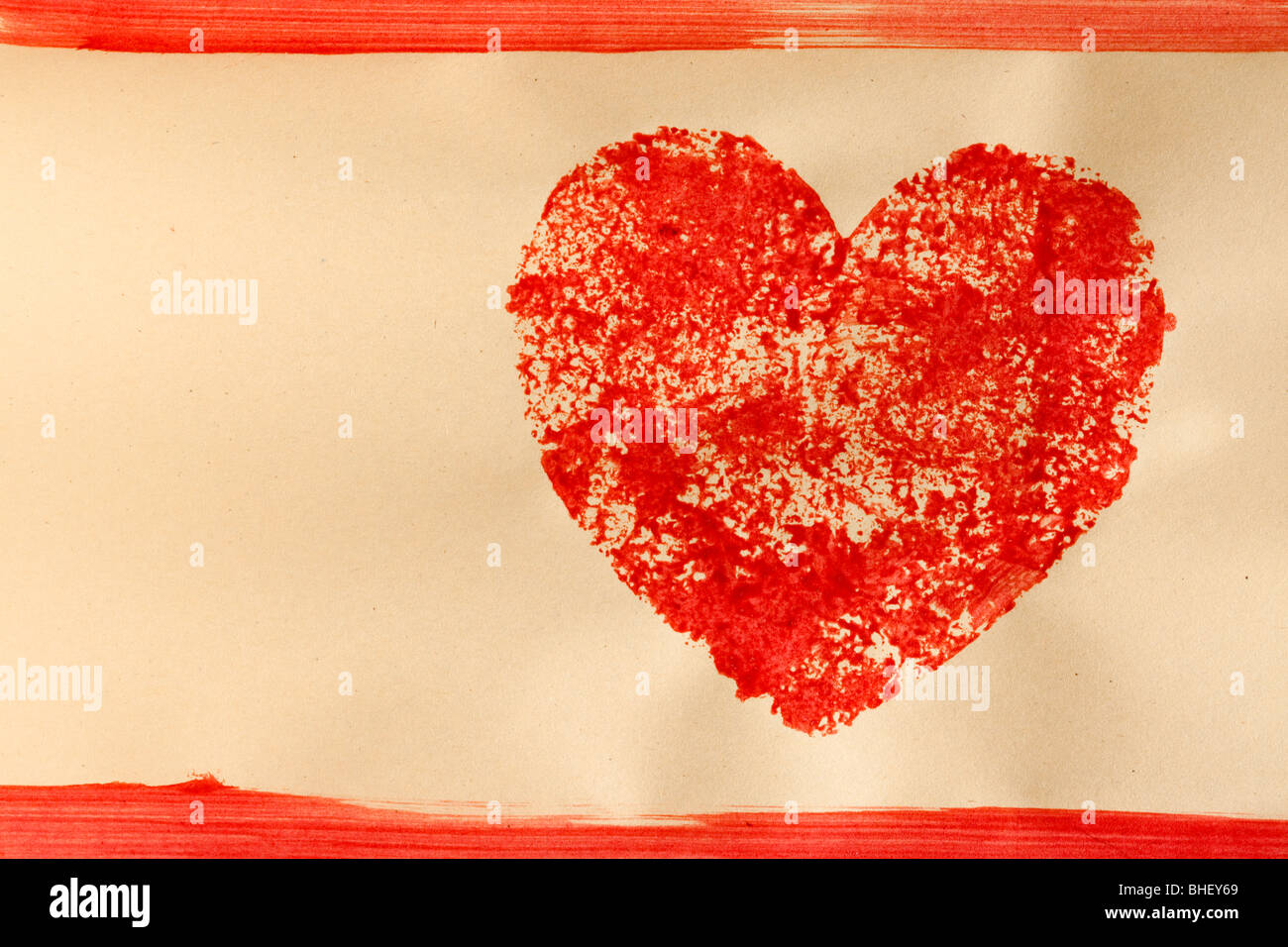 bloody heart - design template Stock Photo - Alamy