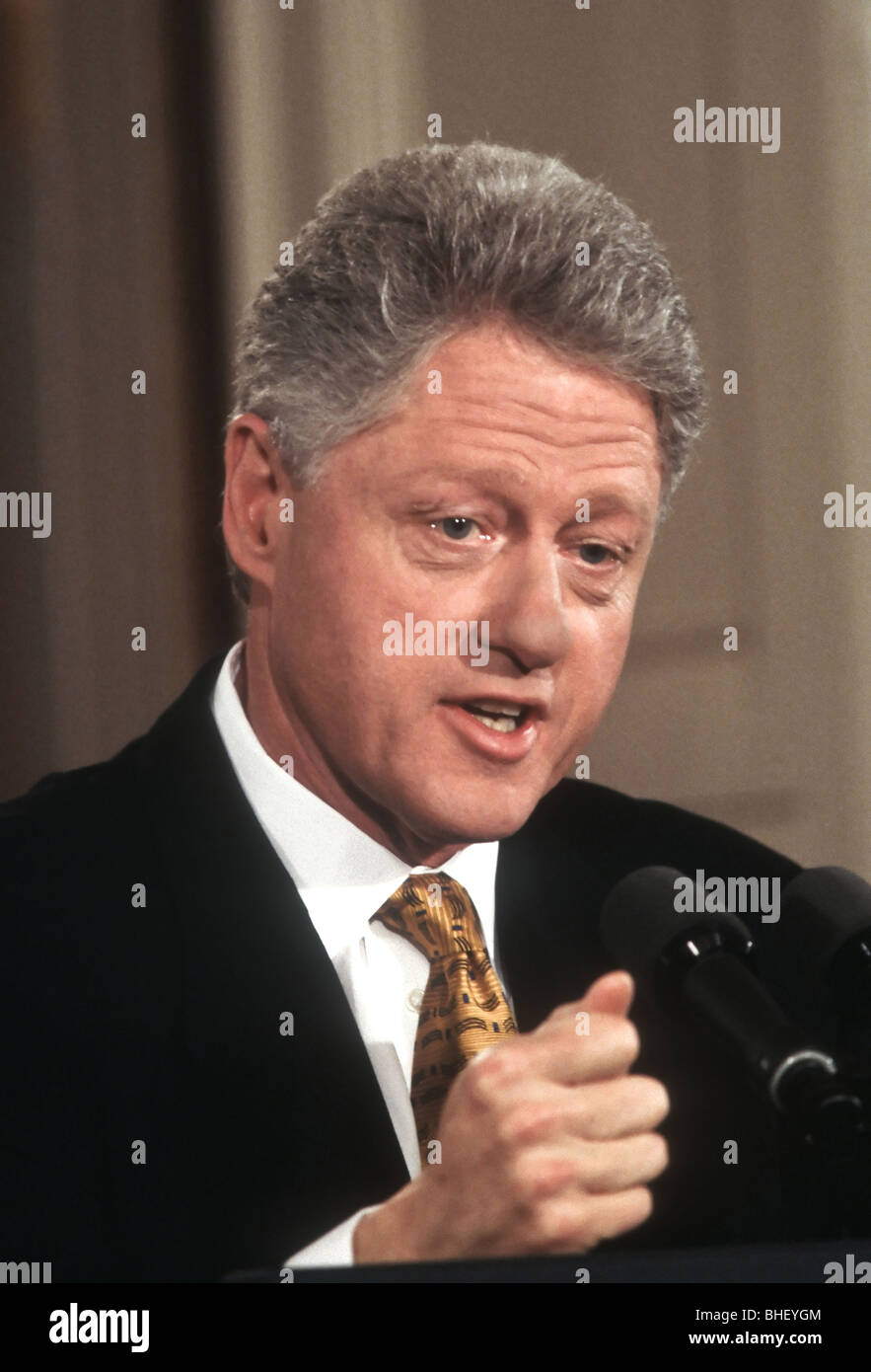 President Bill Clinton during a press conference March 19, 1999 at the ... President Bill Clinton during a press conference March 19, 1999 at the ...