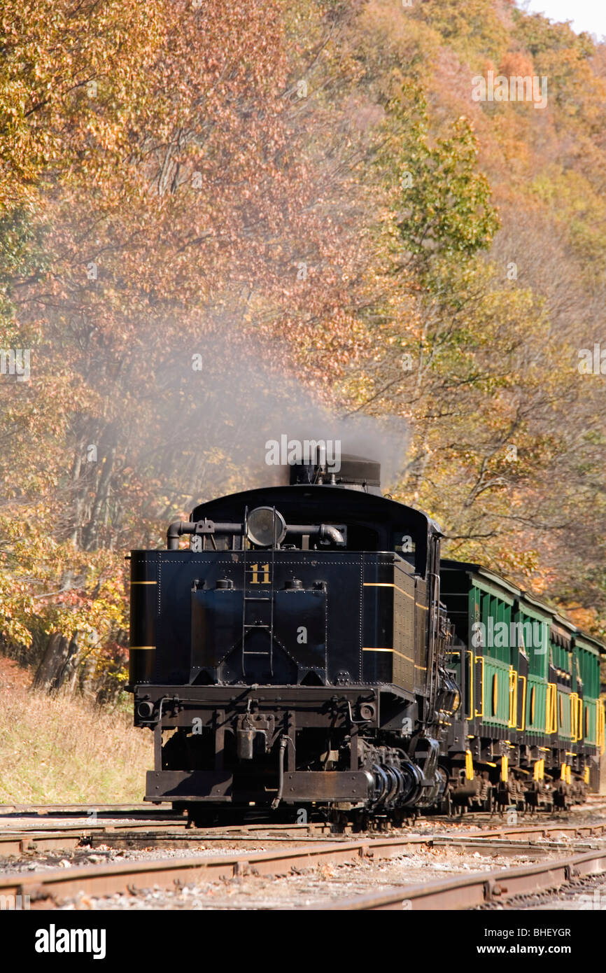 Shay #11 Locomotive at Cass Scenic Railroad State Park Stock Photo - Alamy