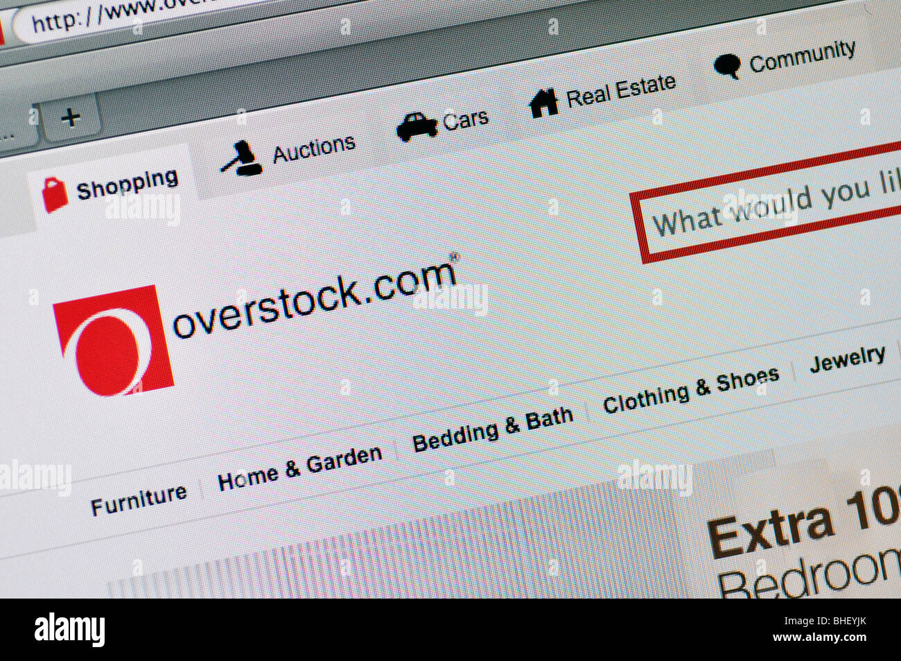 Overstock website online shopping hi-res stock photography and images ...