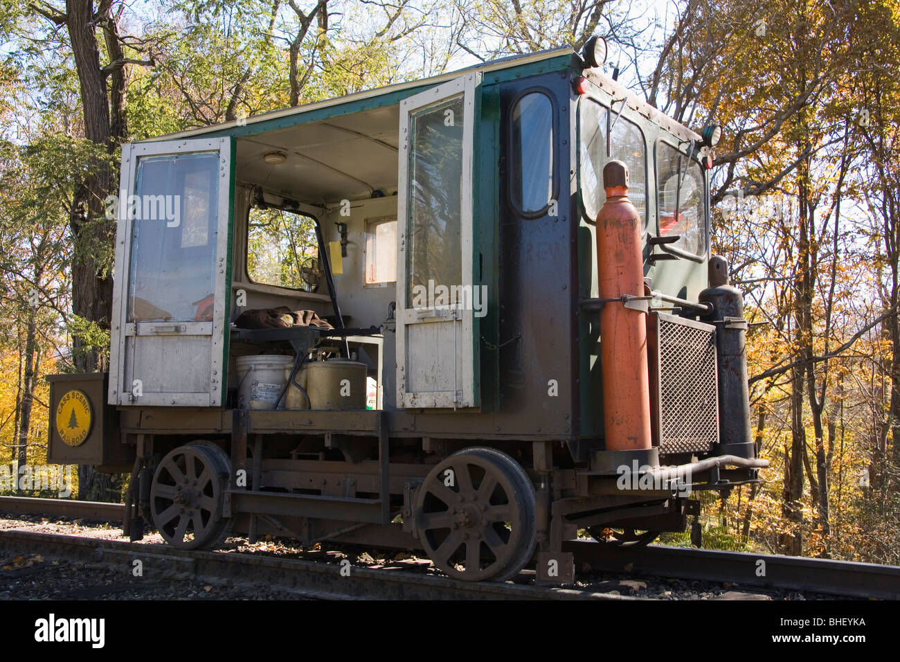 Section Car at Cass Scenic Railroad State Park in West Virginia Stock ...