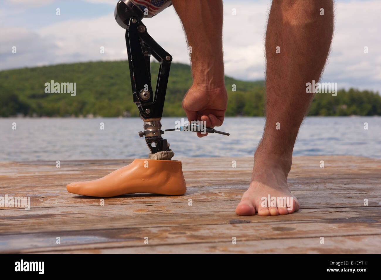Artificial leg hi-res stock photography and images - Alamy