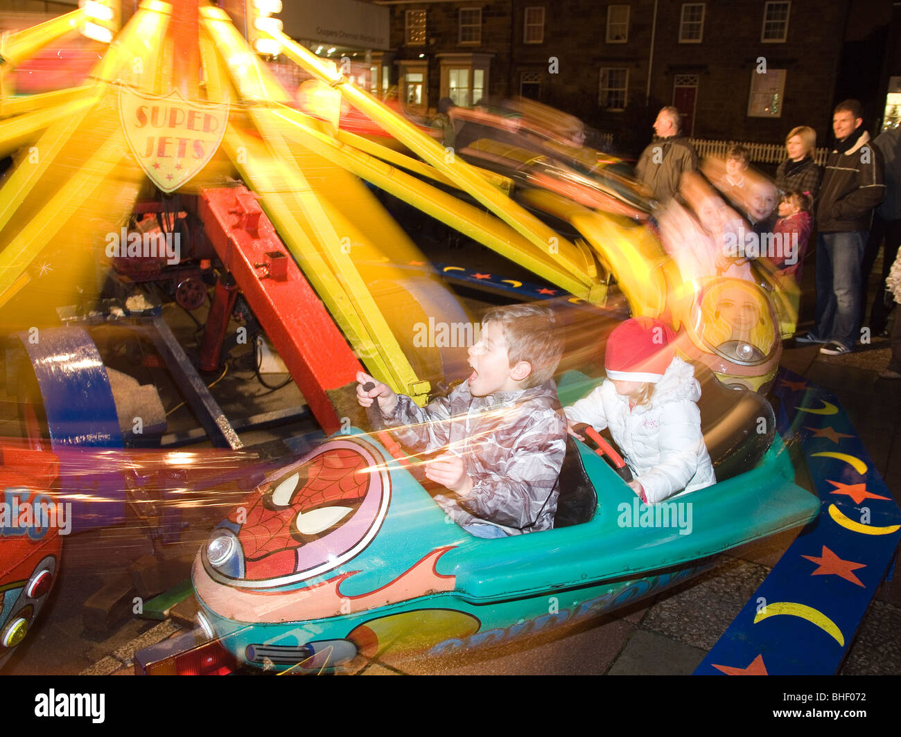Fun fair roundabout hi-res stock photography and images - Alamy