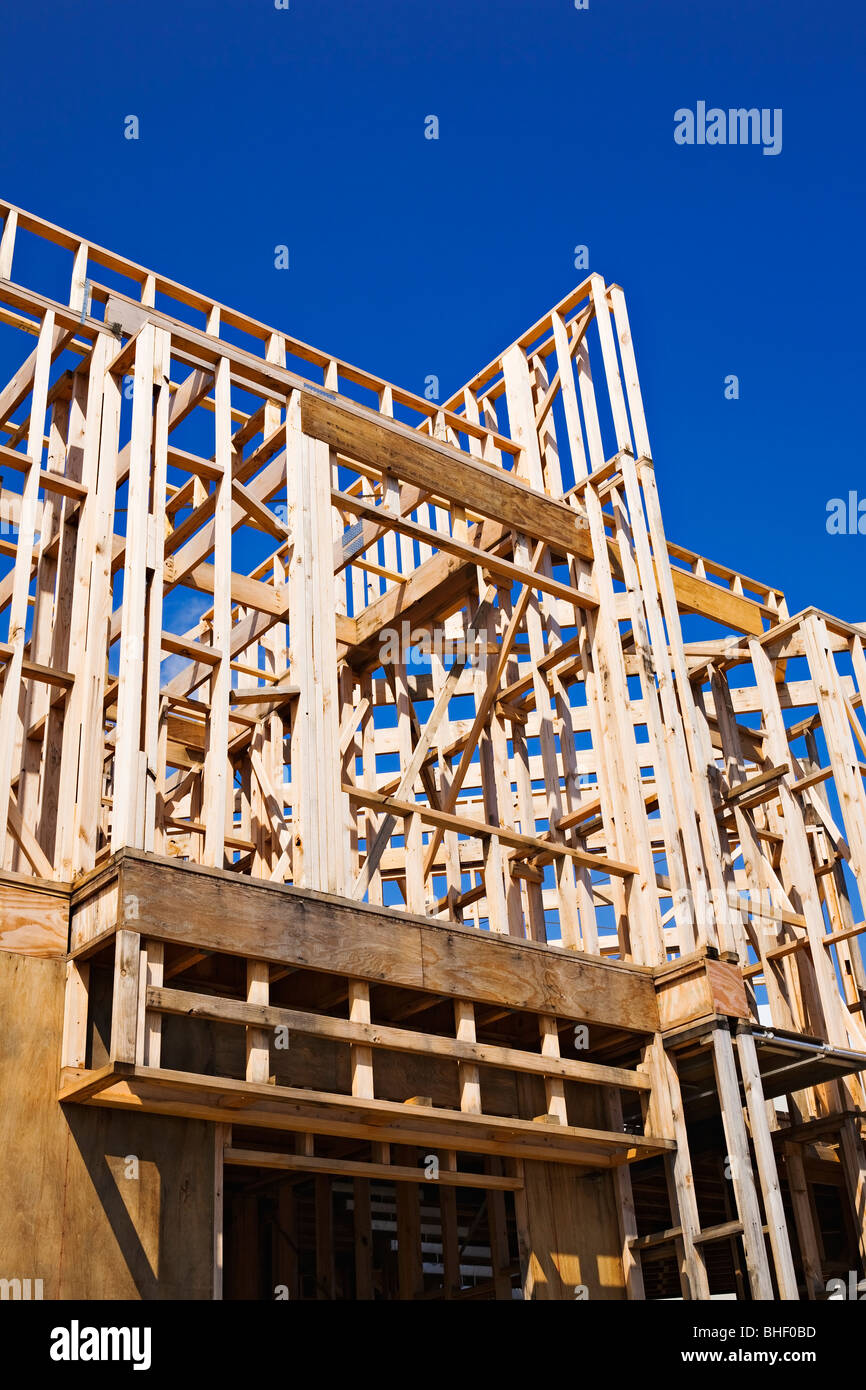 Residential Construction / New house under construction / the suburb of ...