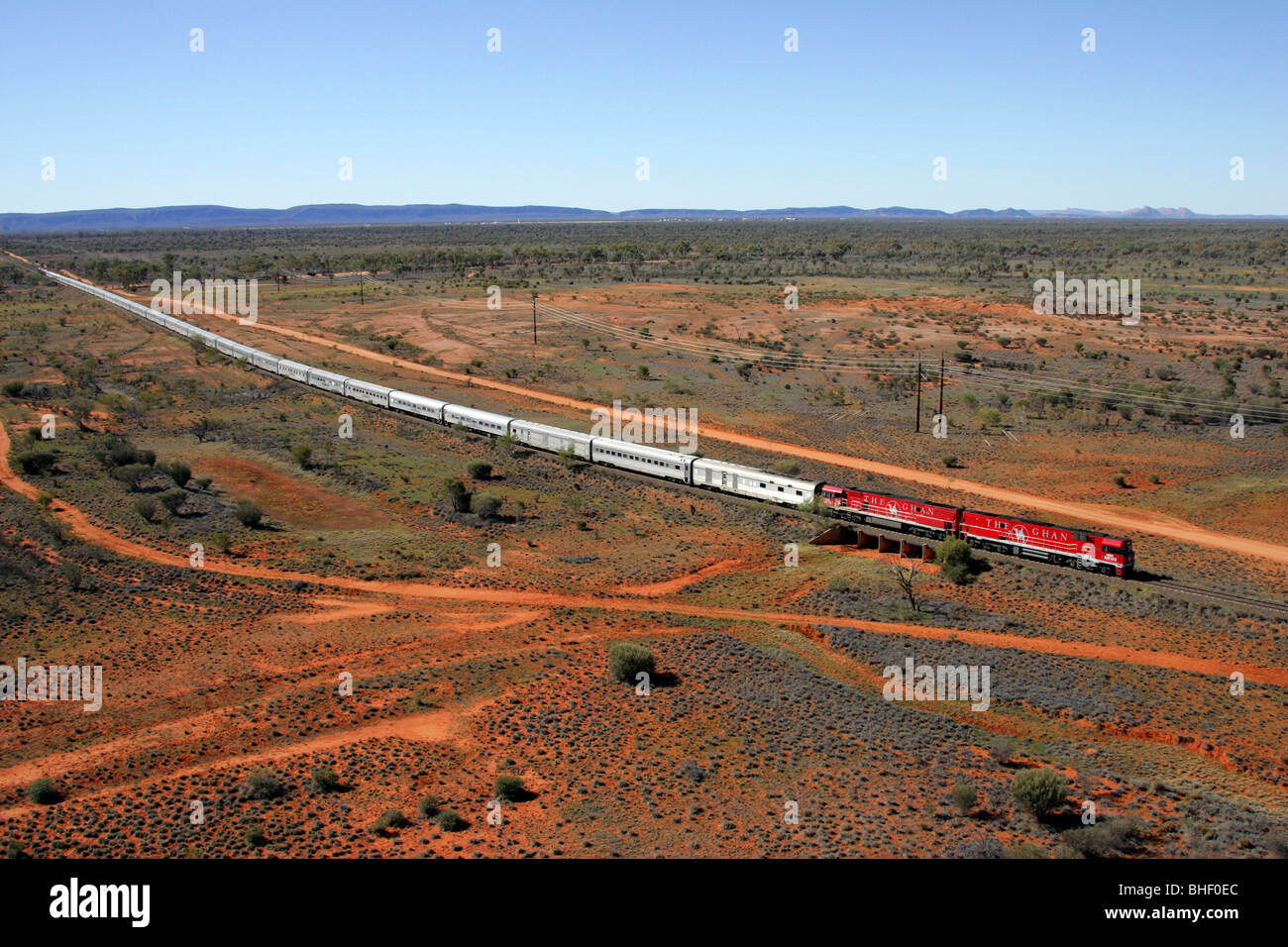 Australia the ghan luxury train hi-res stock photography and images - Alamy