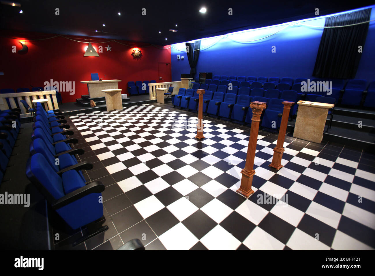 Freemasonry : Freemason temple Stock Photo - Alamy