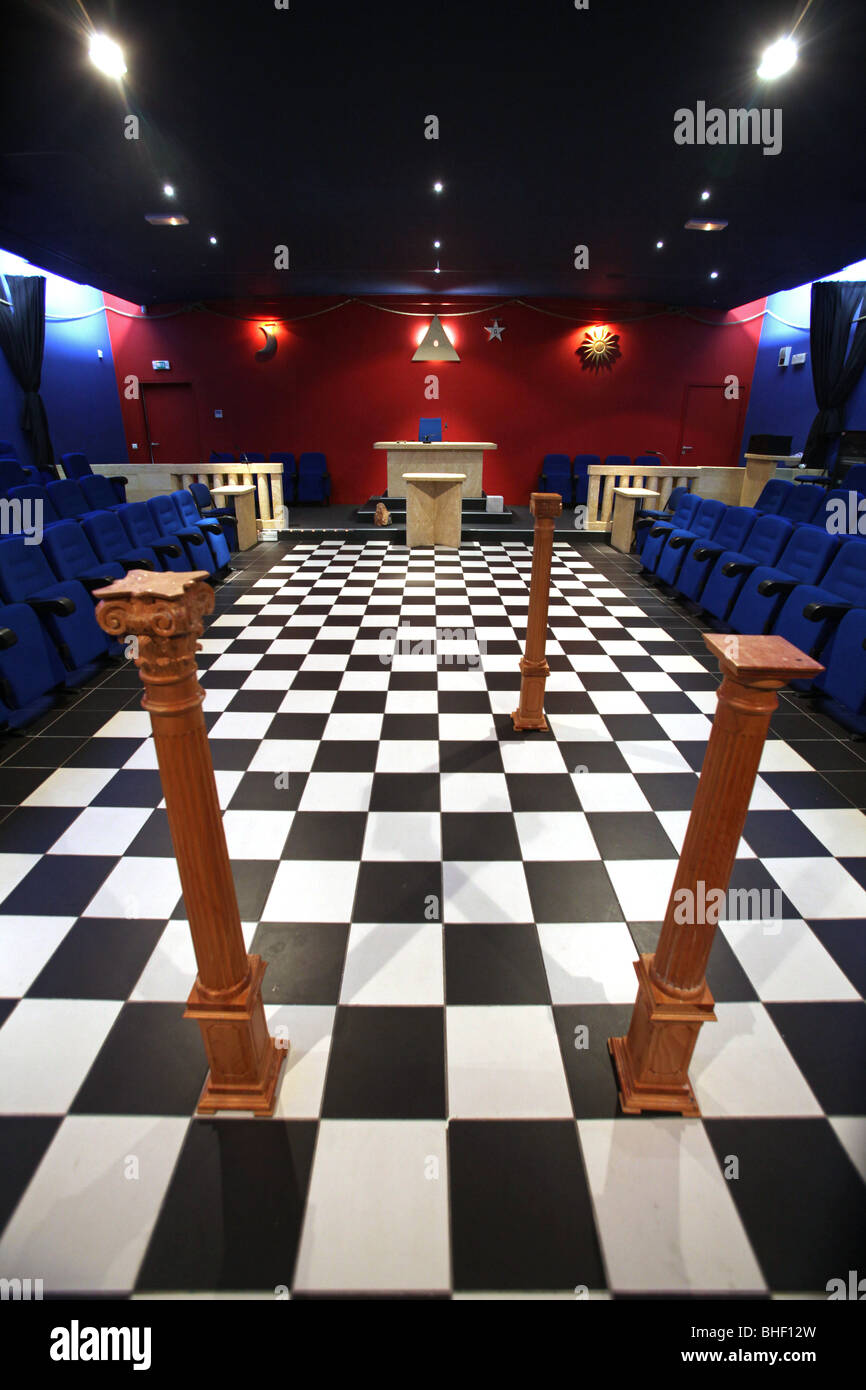 Freemasonry : Freemason temple Stock Photo - Alamy