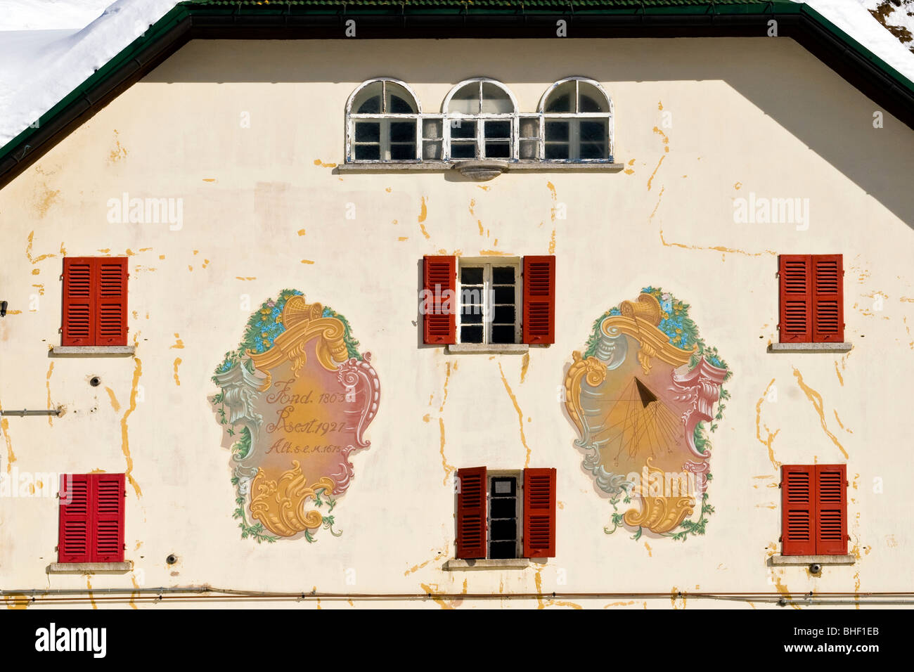 Traditional houses, Formazza, Val Formazza, Italy Stock Photo - Alamy