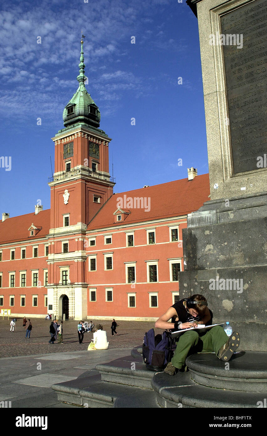Warsaw : The Royal Castle Stock Photo - Alamy