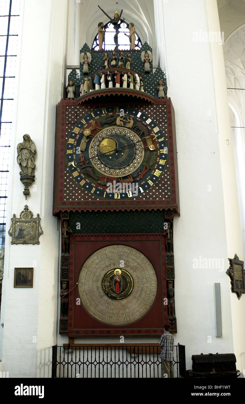Gdask: Astronomical Clock Stock Photo - Alamy