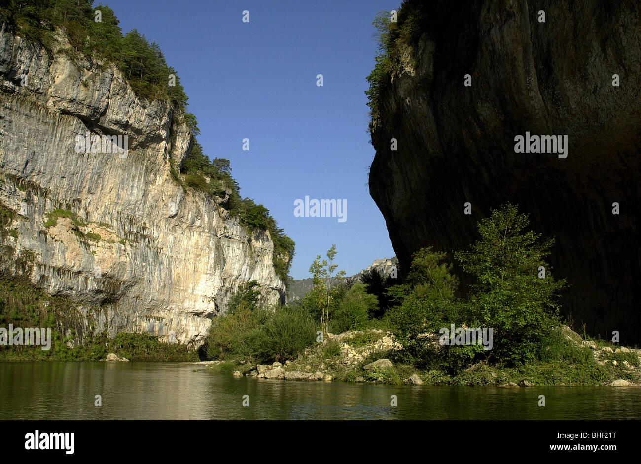 La Malène (48) : The "Gorges du Tarn" canyon Stock Photo - Alamy