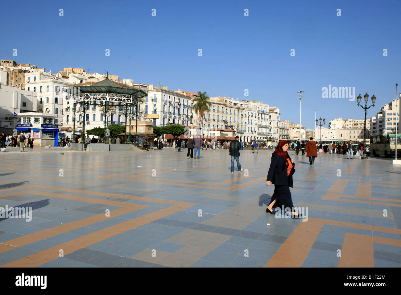 Algeria; Algiers: "Place des Martyrs" square Stock Photo - Alamy