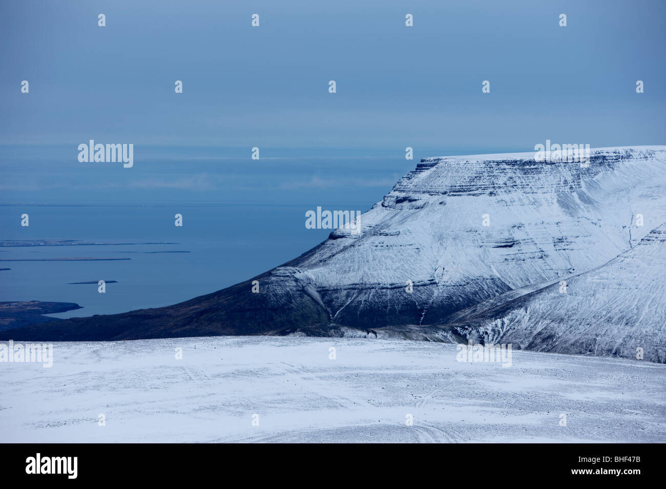 The mountain Esja, seen from mt. Skalafell, Iceland Stock Photo - Alamy