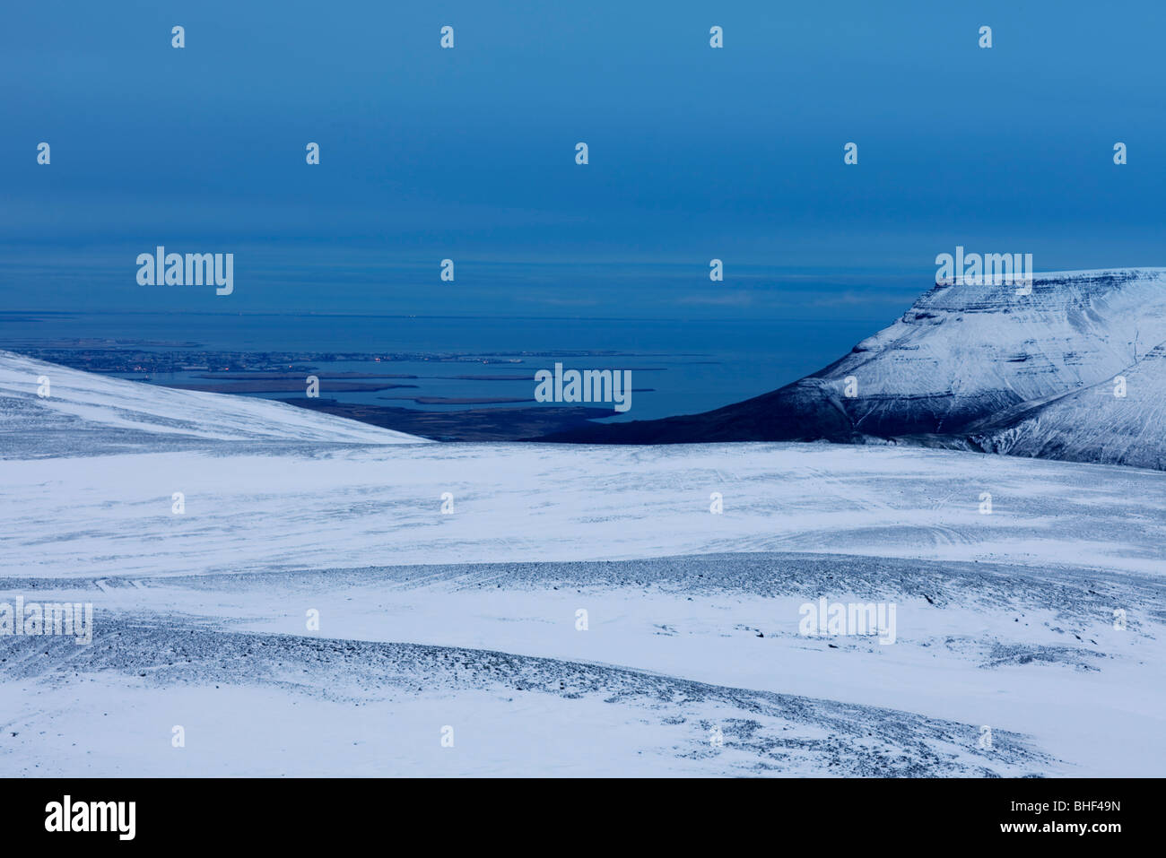 The mountain Esja, seen from mt. Skalafell, Iceland Stock Photo - Alamy