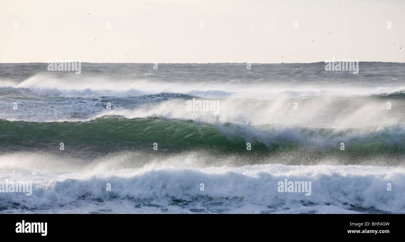 Rough sea with surf hi-res stock photography and images - Alamy
