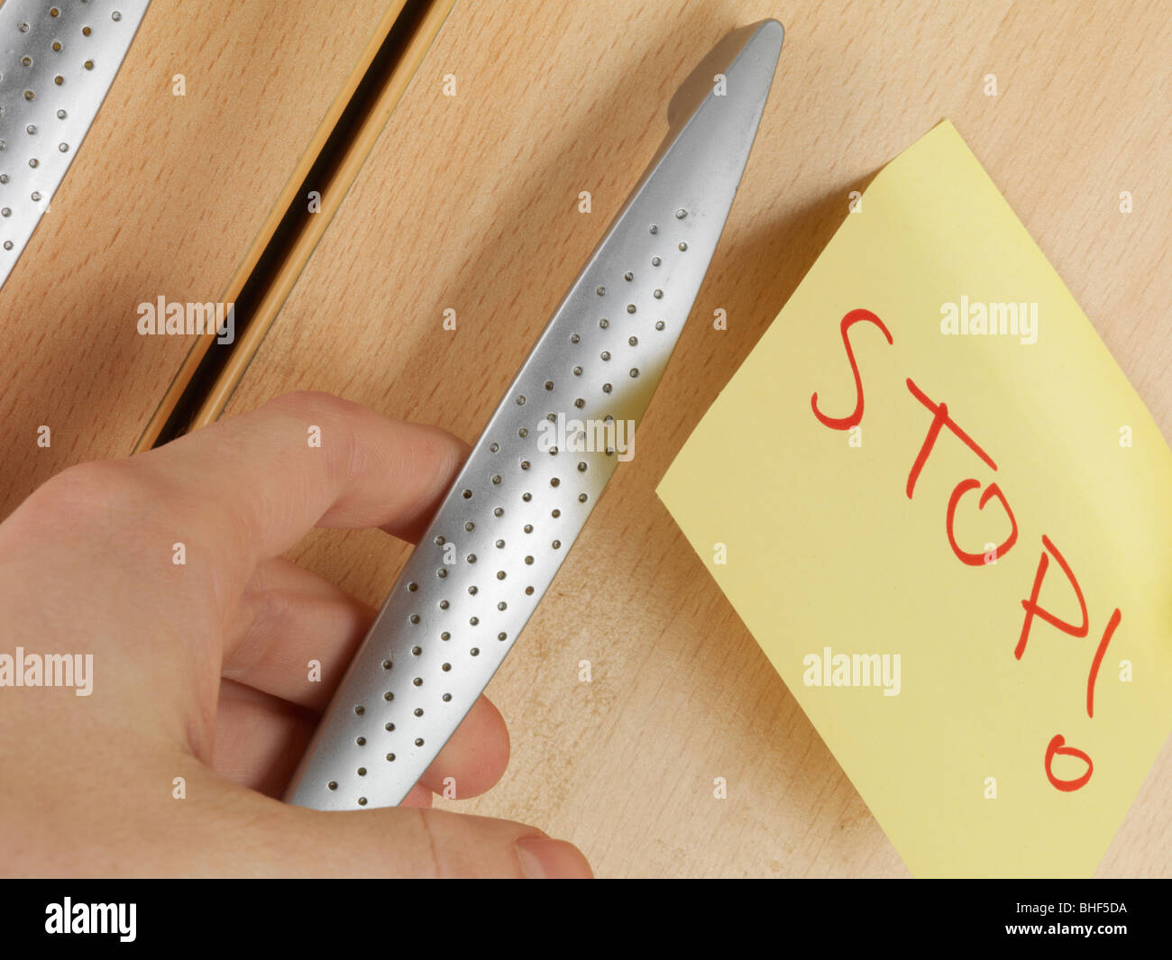 Stop cupboard hi-res stock photography and images - Alamy
