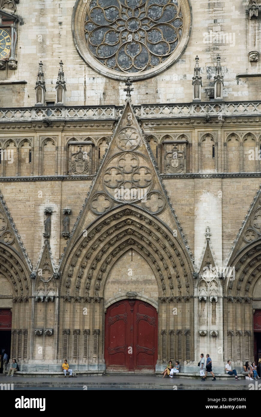 Cathedral of St. Jean, Vieux Lyon, France Stock Photo - Alamy