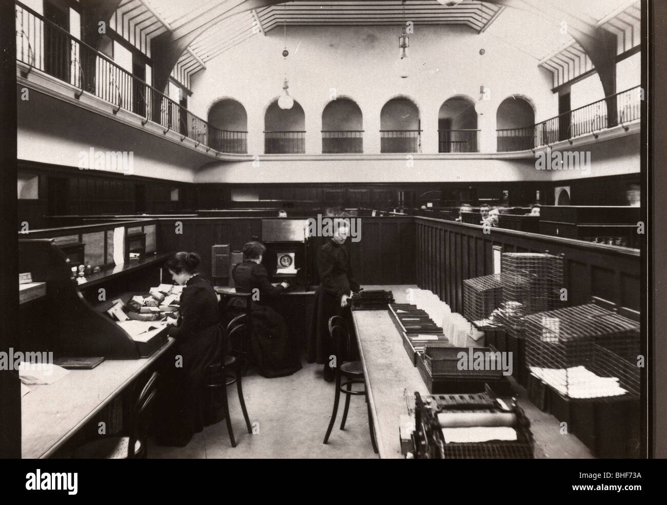Post Office, 1900. Artist: Unknown Stock Photo - Alamy