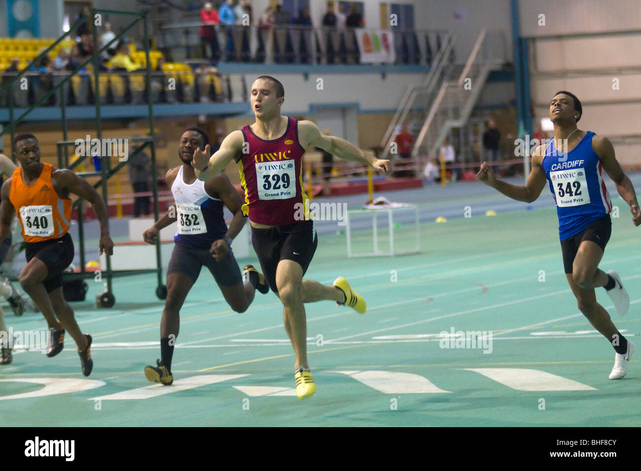 Indoor athletics action from the BUCS championships held in Sheffield ...