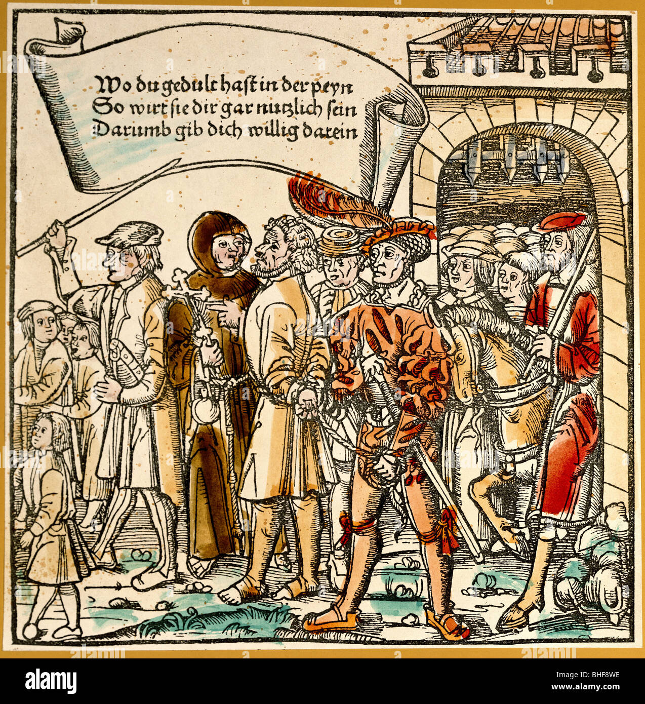 justice, penitentary system, execution, the convict is brought to the ...