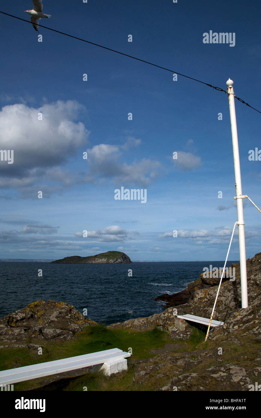 Dunbar East Lothian Scotland UK Harbour Harbor Sea Rocks Stock Photo ...