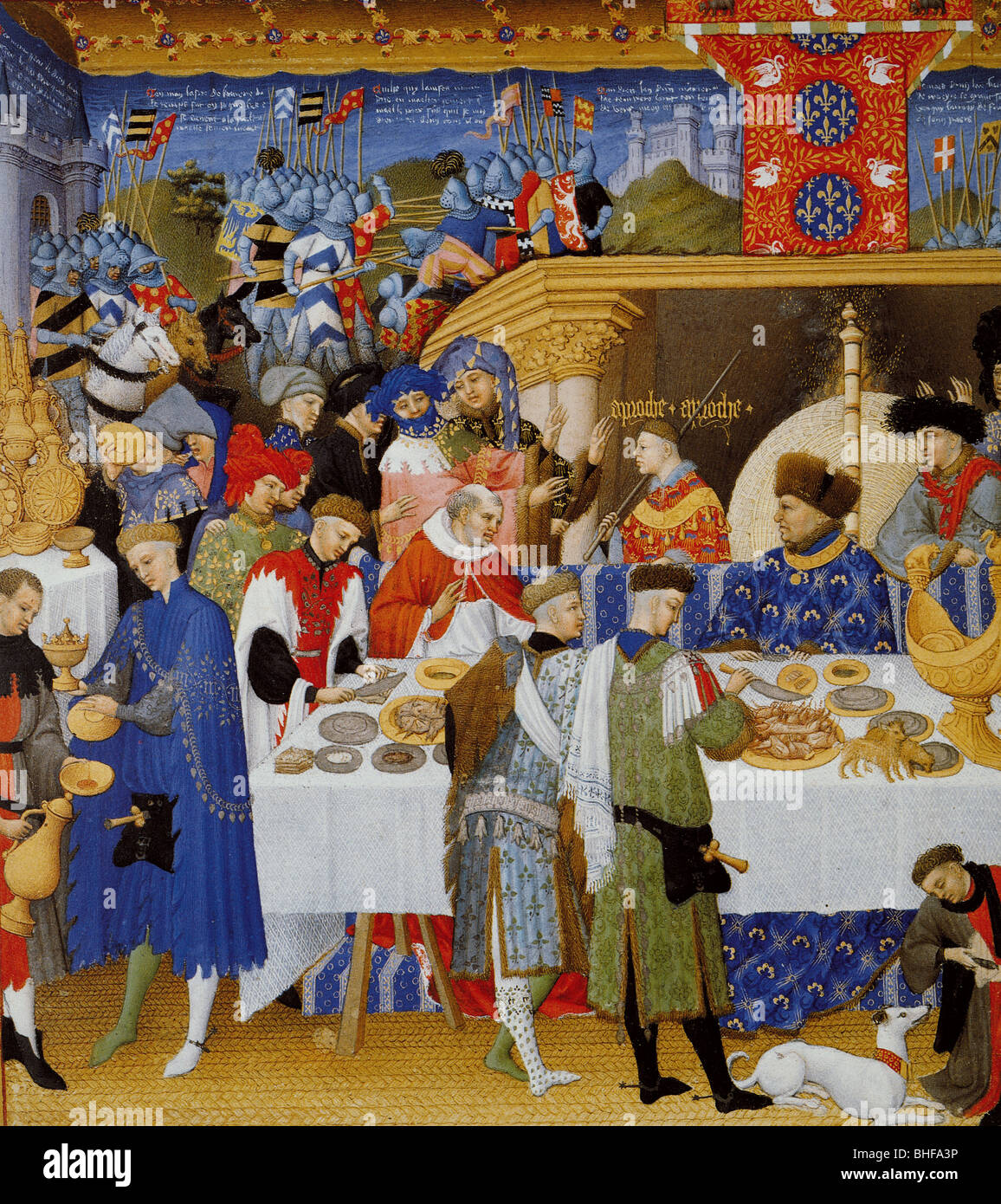 Book hours duke of berry hi-res stock photography and images - Alamy