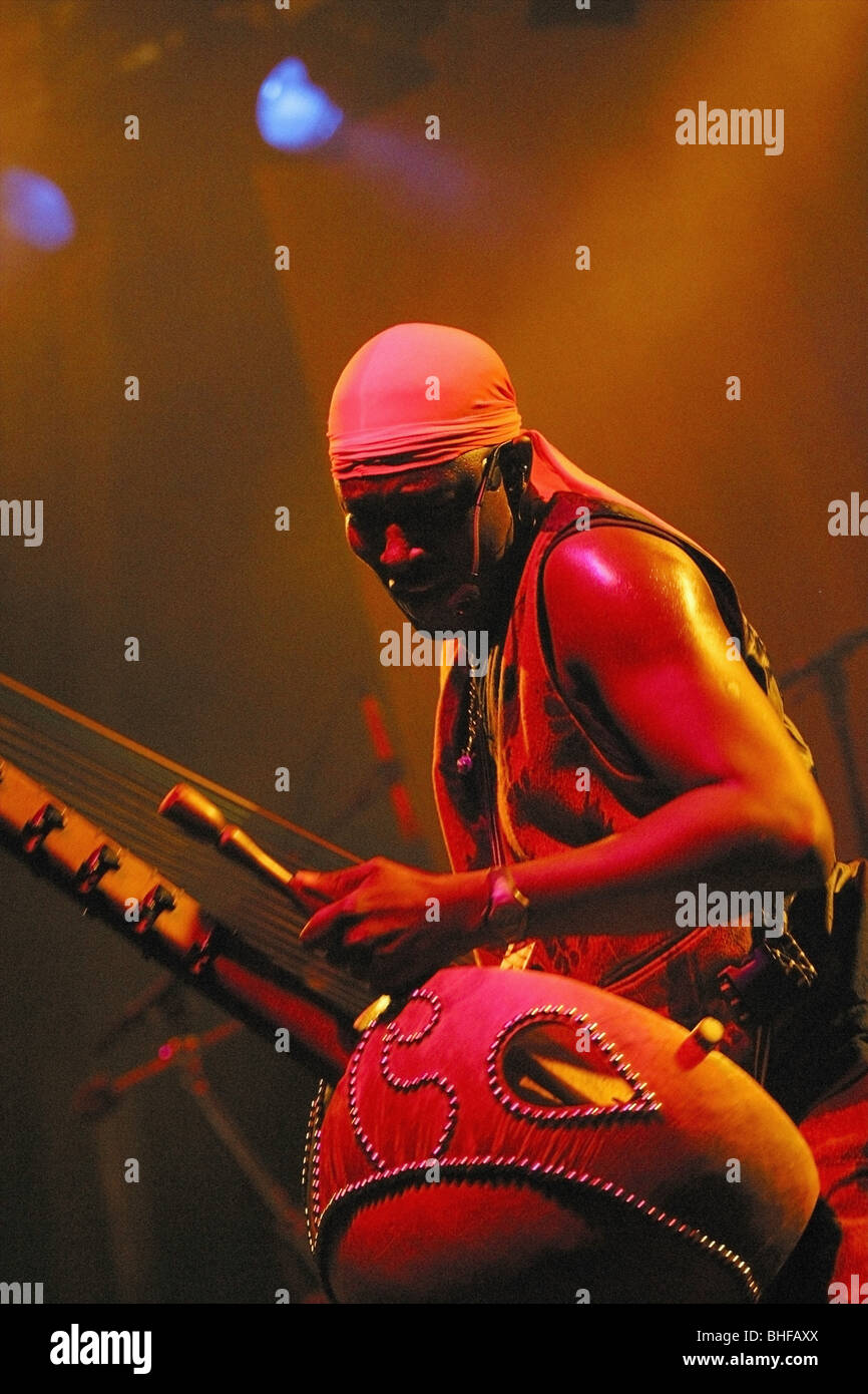 Afro Celt performing at Womad at The Eden Project 2003 Stock Photo - Alamy