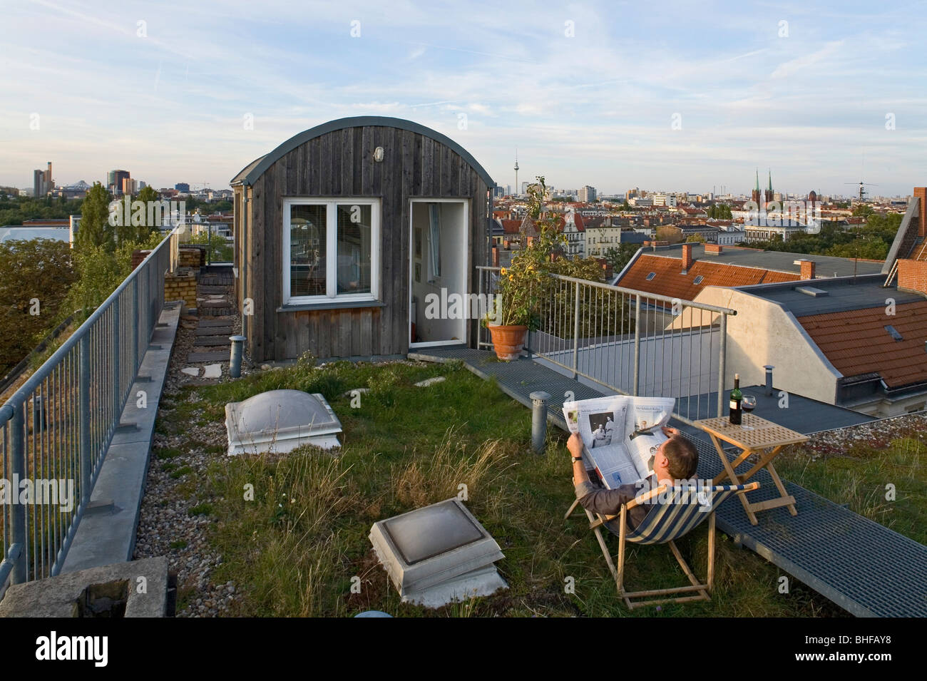 Rooftop studio, Berlin, Germany Stock Photo - Alamy
