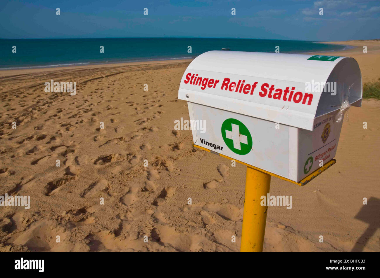 Marine stinger relief station in The Kimberley region of Western ...
