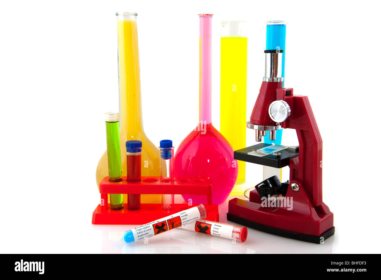 with microscope testing in the laboratory Stock Photo - Alamy