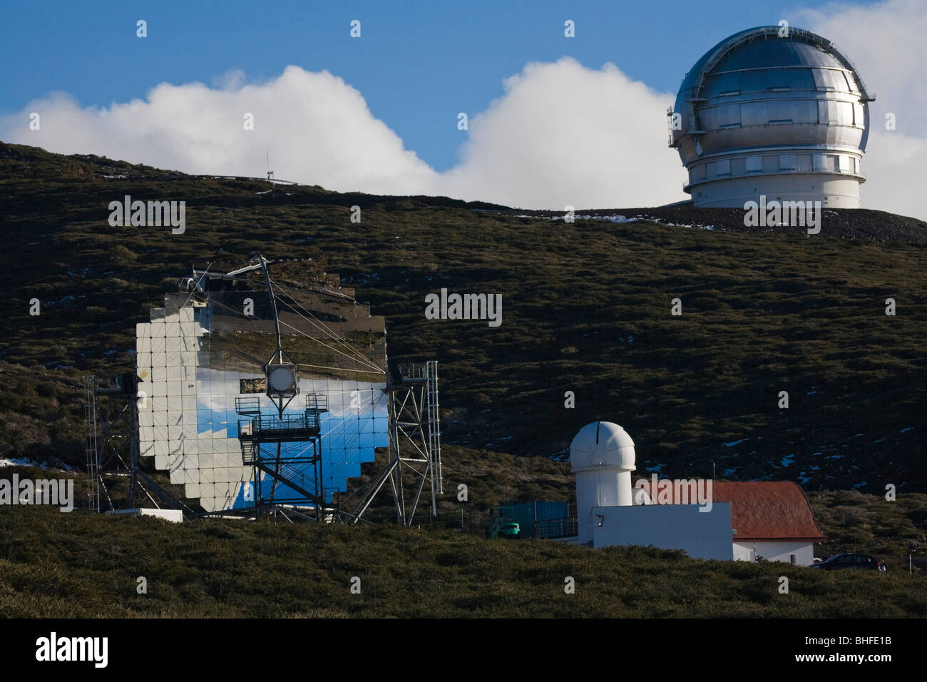 Worlds largest iact mirror telescope hi-res stock photography and ...