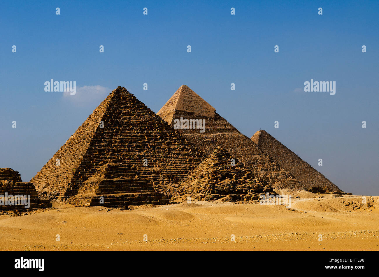 The beautiful Pyramids of Giza Stock Photo - Alamy