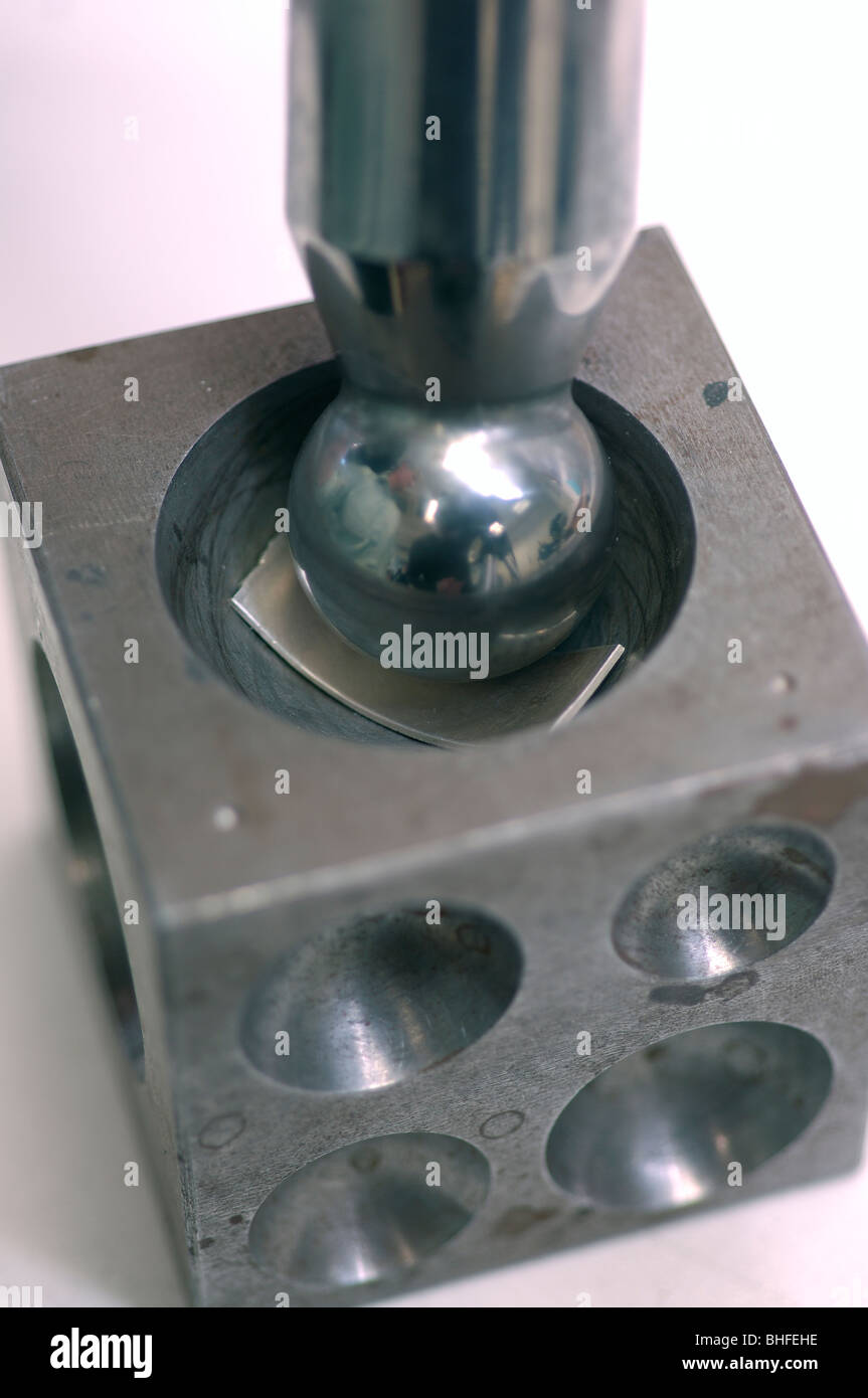 metal former forming jig round circular curved PT Stock Photo - Alamy