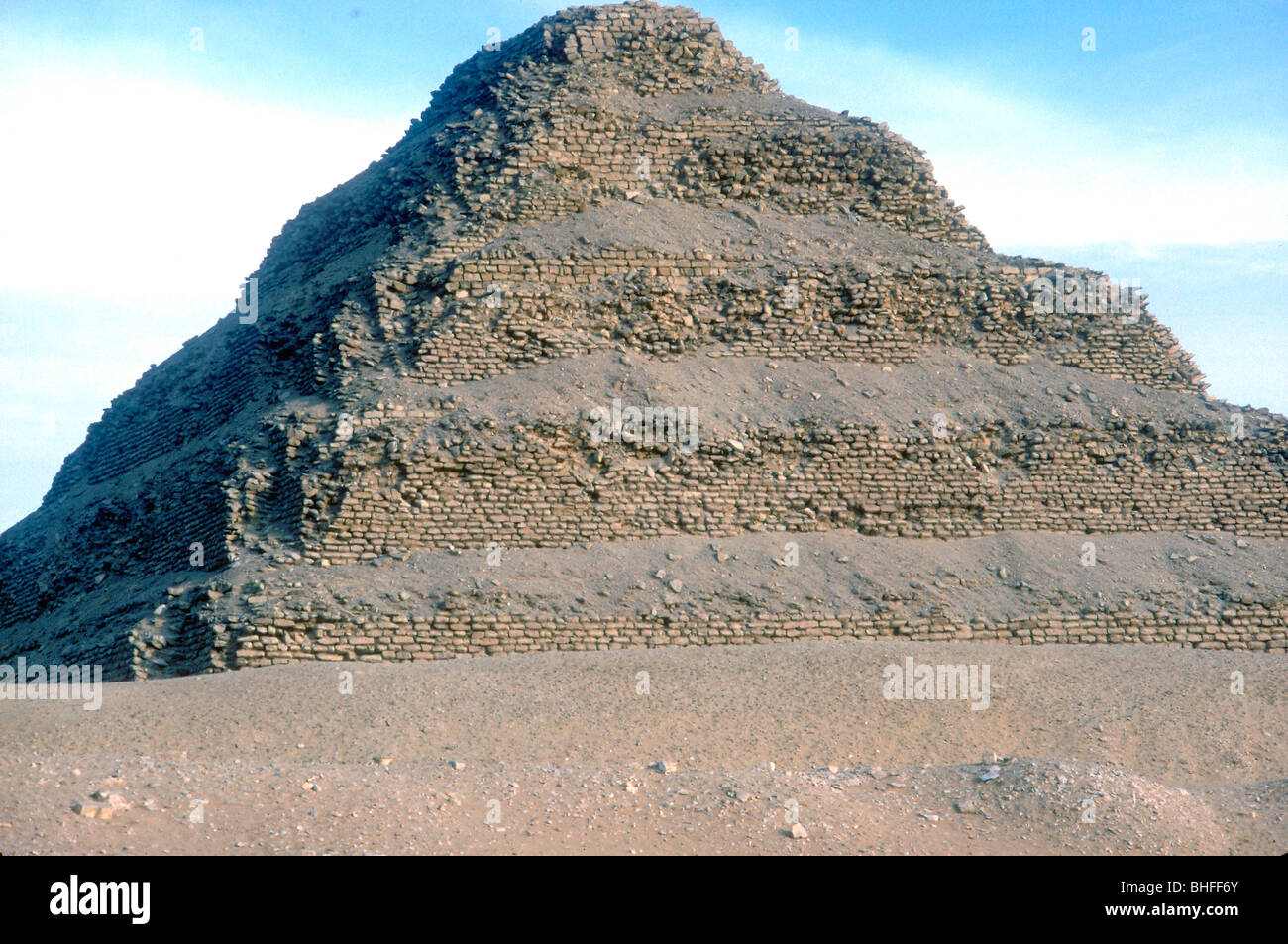 Step Pyramid of King Djoser (Zozer), Saqqara, Egypt, 3rd Dynasty, c2600 ...