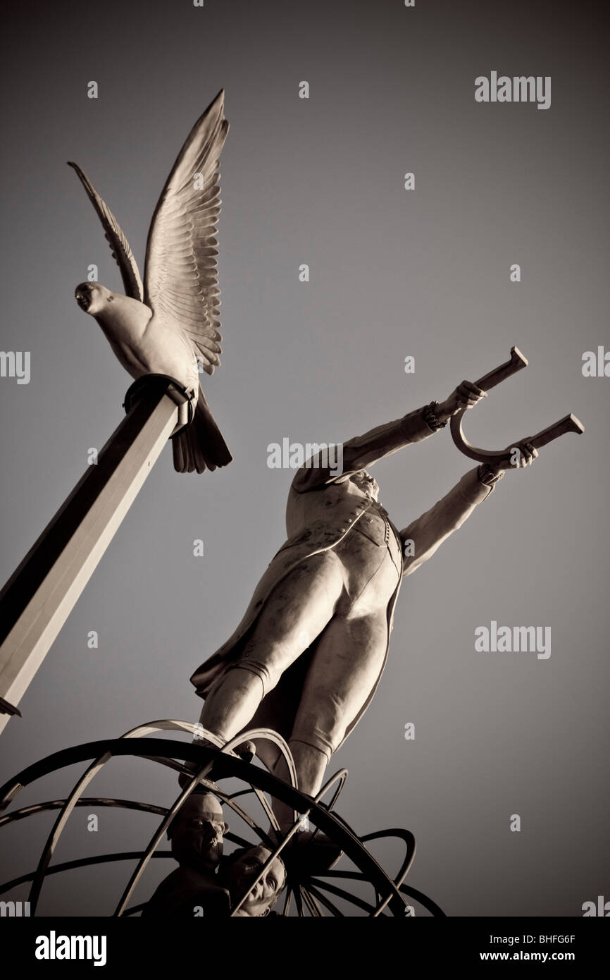 Statue at Meersburg / Lake Constance (Bodensee), Germany Stock Photo ...