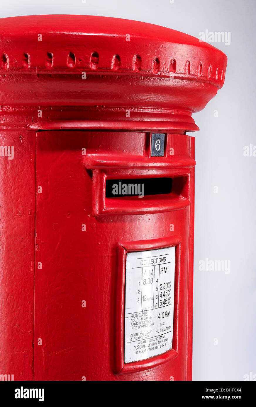 post box pillar Stock Photo - Alamy